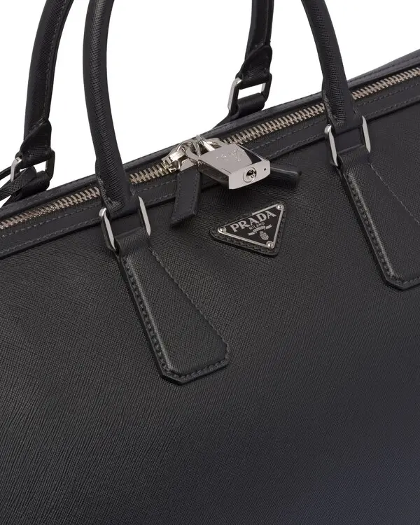 Prada Saffiano Leather Travel Bag