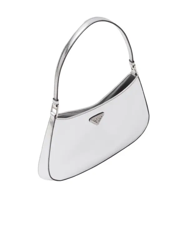 Prada Cleo Brushed Leather Shoulder Bag