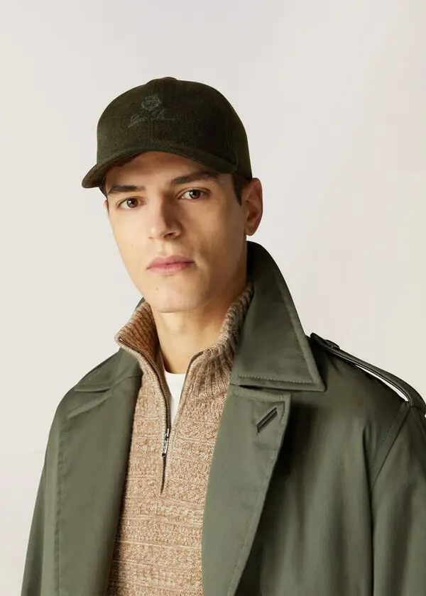 Loro Piana Logo Embroidered Baseball Cap