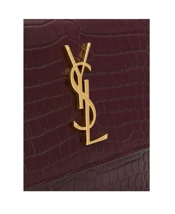 Saint Laurent Medium Sunset Shoulder Bag - Red