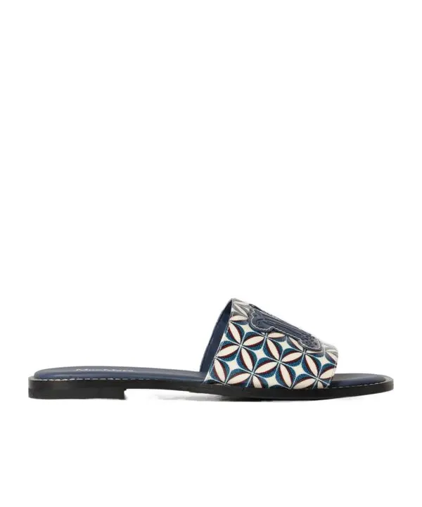 Max Mara Dovere Patterned Flat Sandals