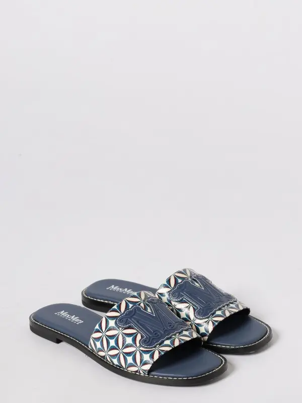 Max Mara Dovere Patterned Flat Sandals