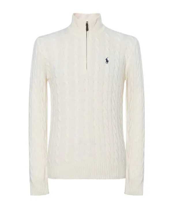 Polo Ralph Lauren Pony Embroidered Cable-knit Jumper