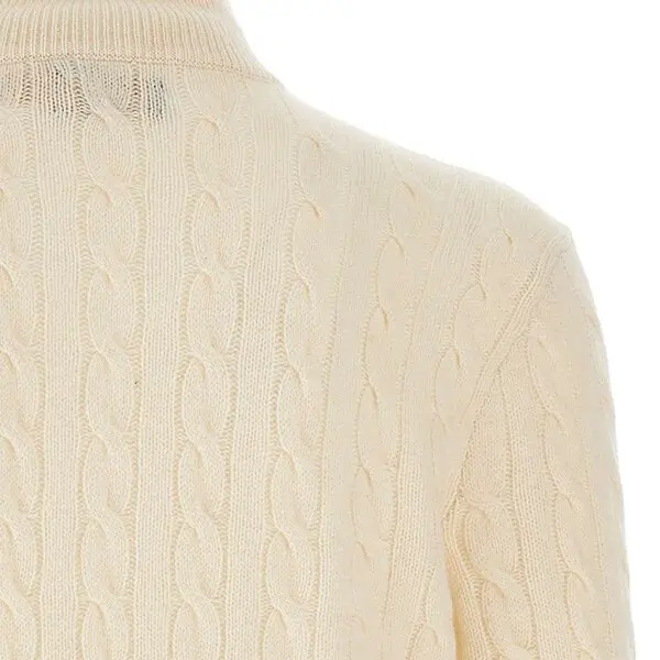 Polo Ralph Lauren Pony Embroidered Cable Knit Quarter Zip Jumper