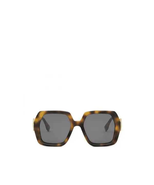 Fendi Full-frame Logo Sunglasses - Gray