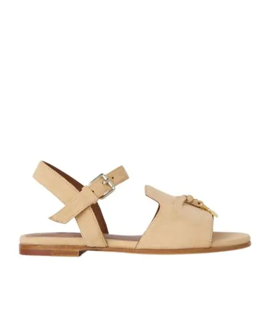 Loro Piana Charms Buckle Detail Sandals