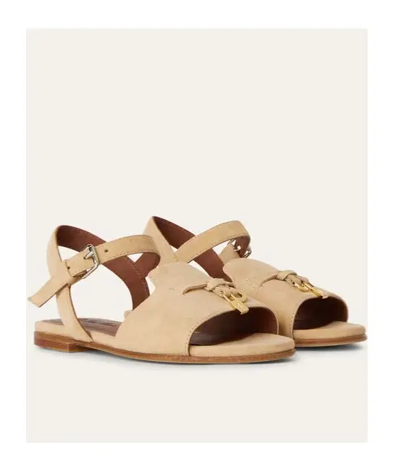 Loro Piana Charms Buckle Detail Sandals