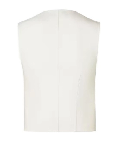 Fendi Ivory Wool Gilet