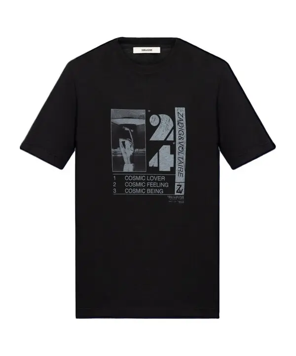 Zadig&Voltaire Voltaire Ted Photoprint Crewneck T-shirt
