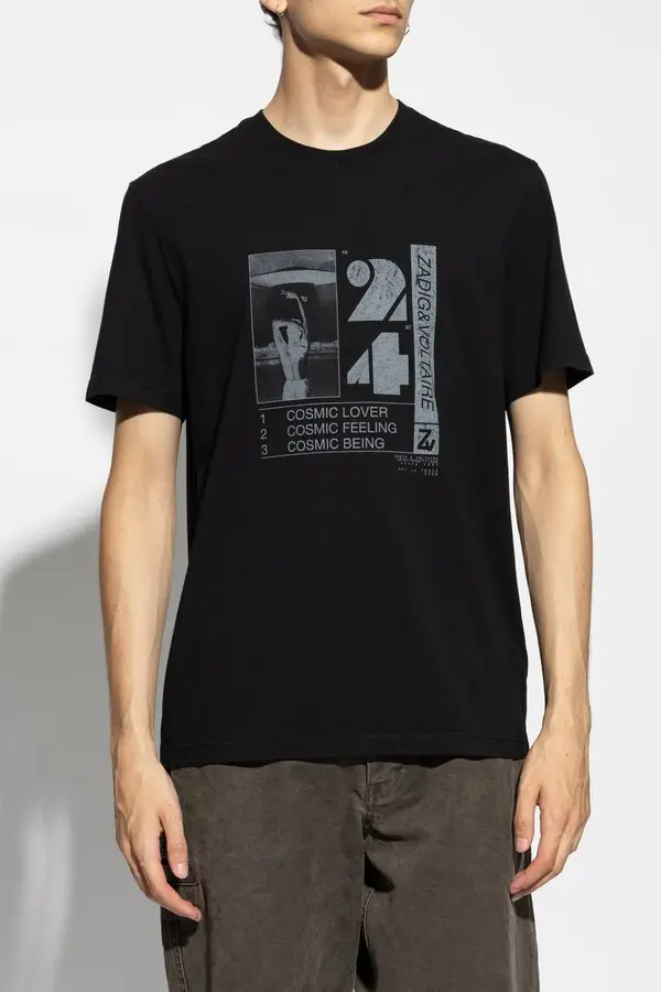 Zadig&Voltaire Voltaire Ted Photoprint Crewneck T-shirt