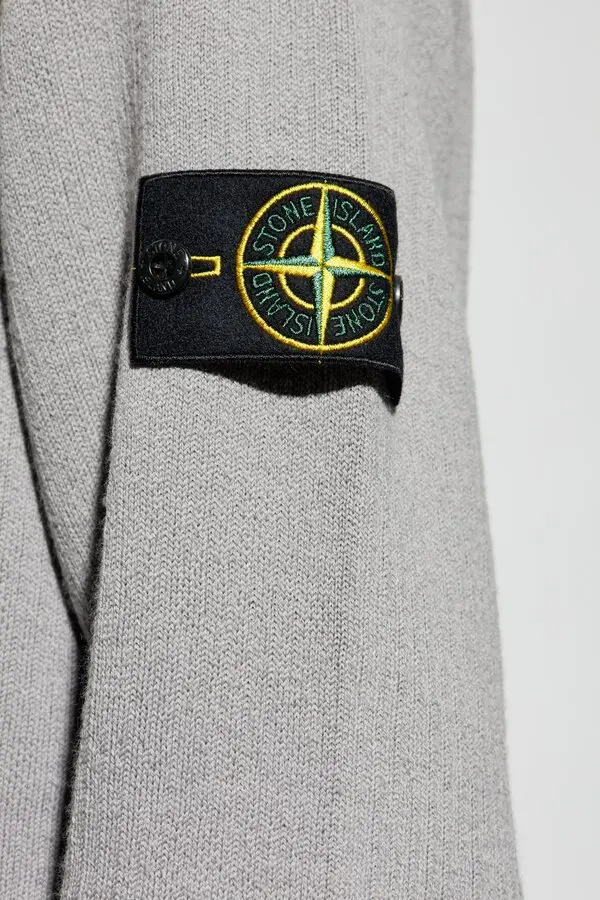 Stone Island Logo Patch Knitted Jumper
