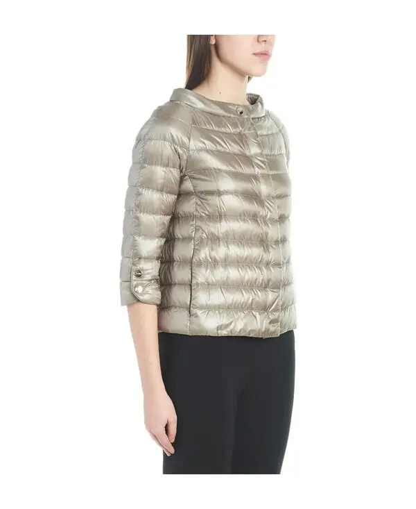 Herno Cropped Sleeve Down Jacket