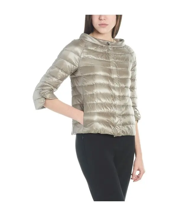 Herno Cropped Sleeve Down Jacket