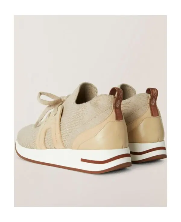 Loro Piana 360 Lp Flexy Walk Flat Cut Wool Casual Sneakers