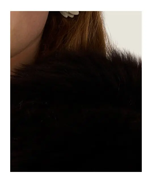 Miu Miu Shearling Zip-up Hoodie Jacket