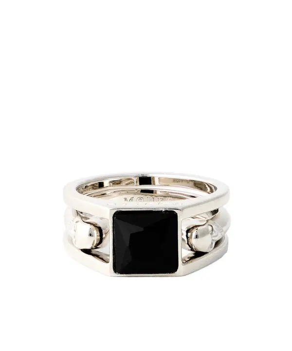 Alexander McQueen Double Skull Signet Ring