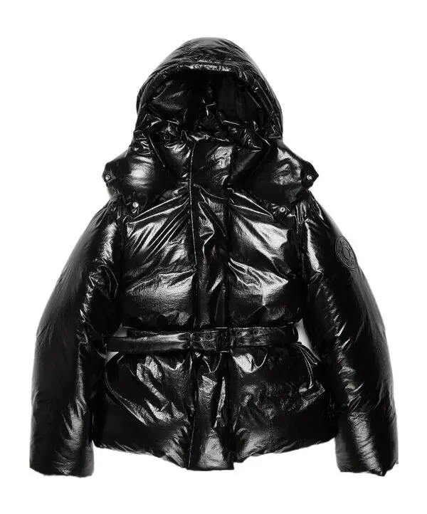 Acne Studios Belted Puffer Jacket - Black