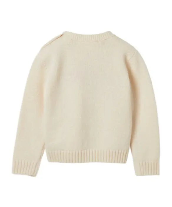 Gucci Baby Wool Sweater With Jacquard Detail
