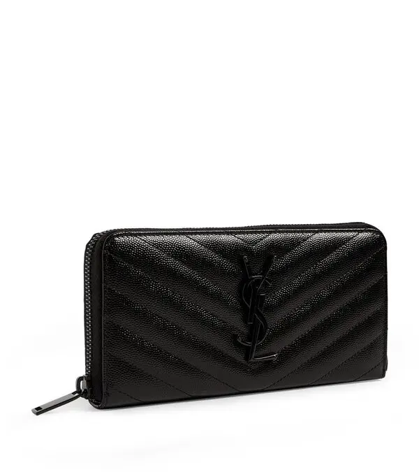 Saint Laurent Monogram Zip-around Wallet