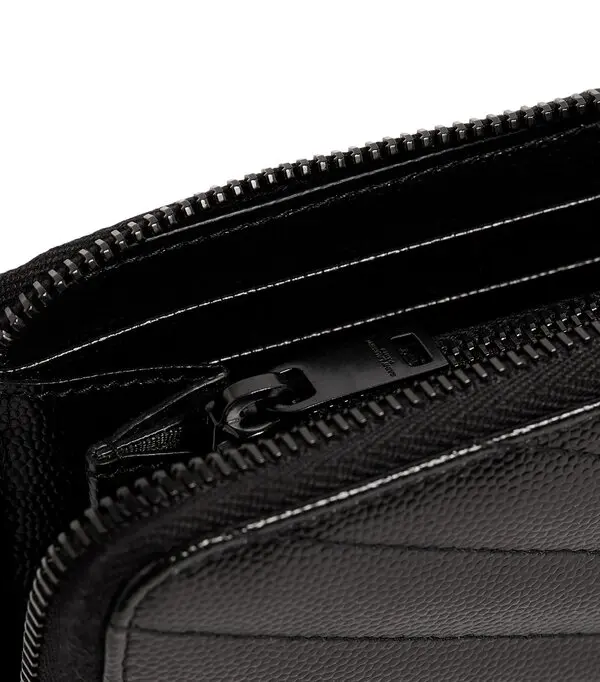 Saint Laurent Monogram Zip-around Wallet