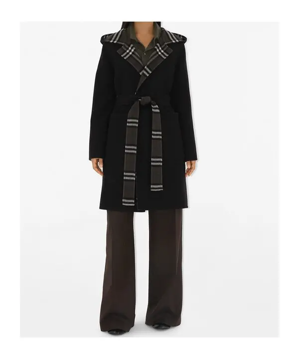 Burberry Reversible Belted Hooded Coat