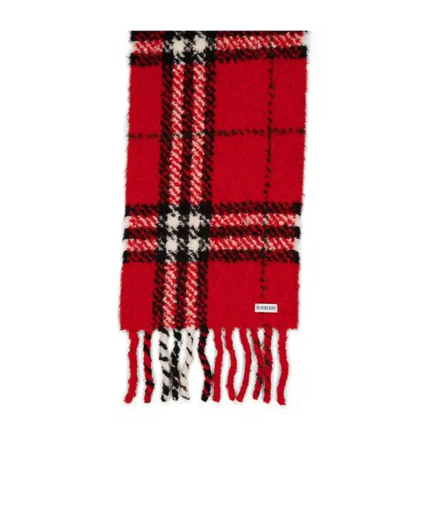 Burberry Plaid Pattern Scarf