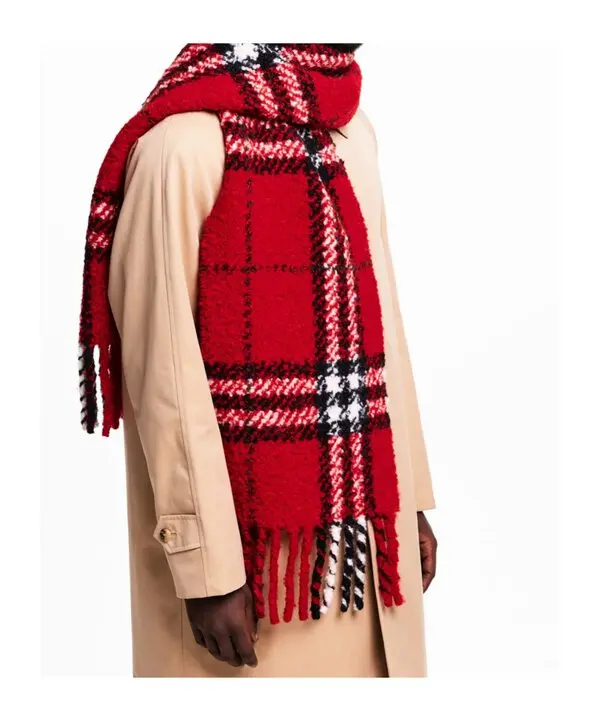 Burberry Plaid Pattern Scarf