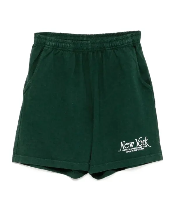 SPORTY  RICH Sporty & Rich New York Gym Shorts