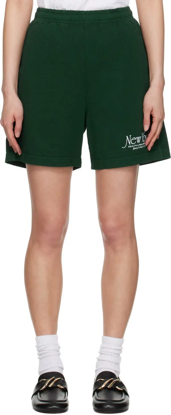 SPORTY  RICH Sporty & Rich New York Gym Shorts