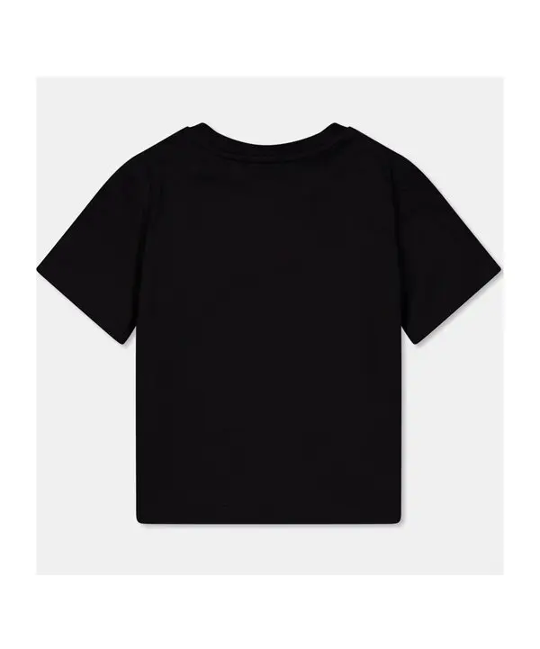 Burberry Round Neck Short Sleeve T-shirt - Black