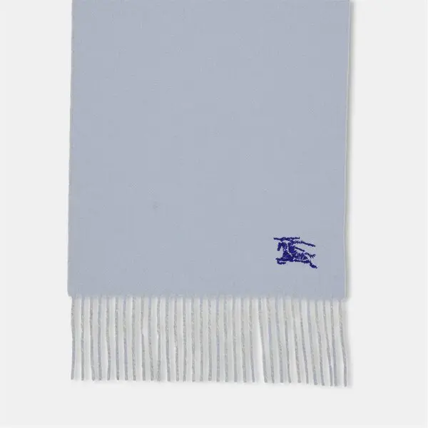 Burberry Logo Embroidered Scarf