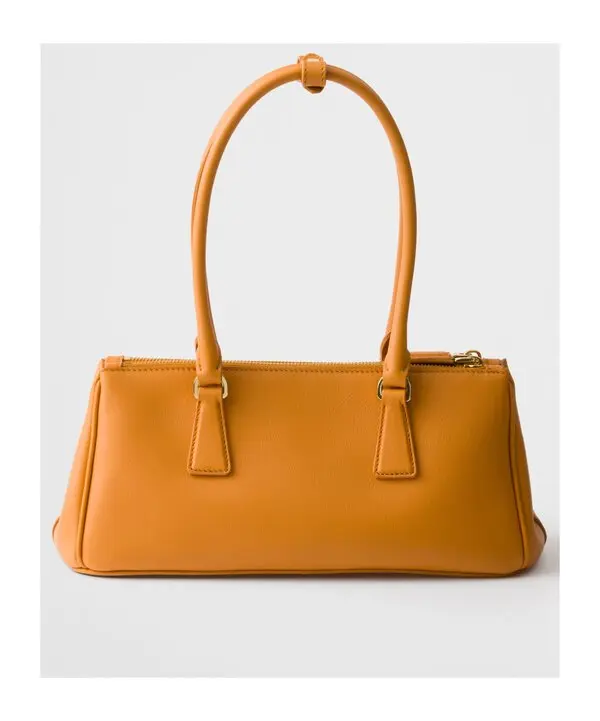 Prada Galleria Medium Leather Bag - Amber