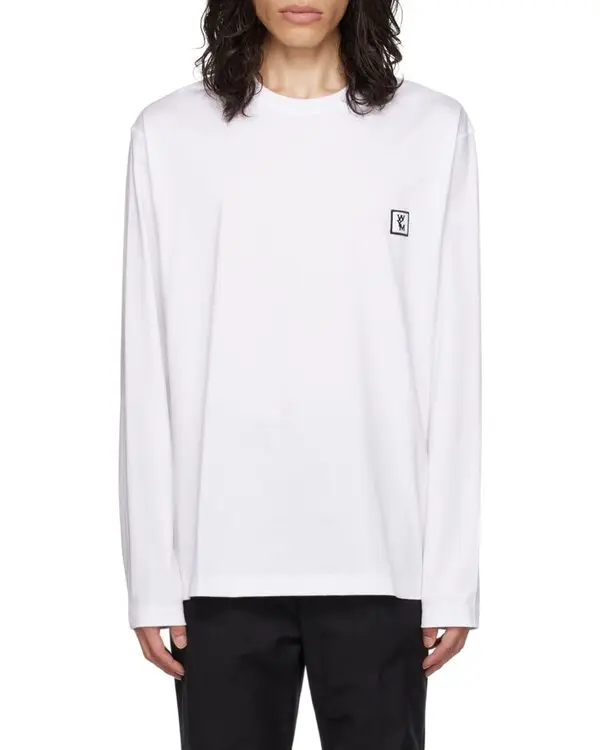 WOOYOUNGMI Embossed Long-sleeved T-shirt