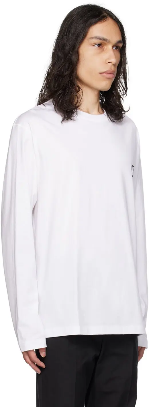 WOOYOUNGMI Embossed Long-sleeved T-shirt