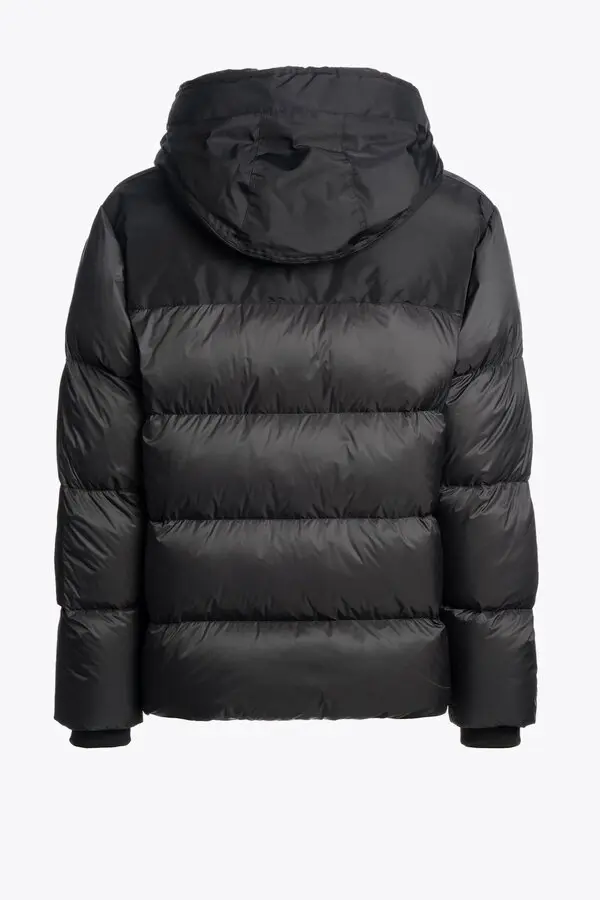 PARAJUMPERS Tyrik Hooded Down Jacket - Black