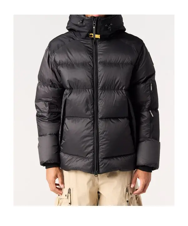 PARAJUMPERS Tyrik Hooded Down Jacket - Black