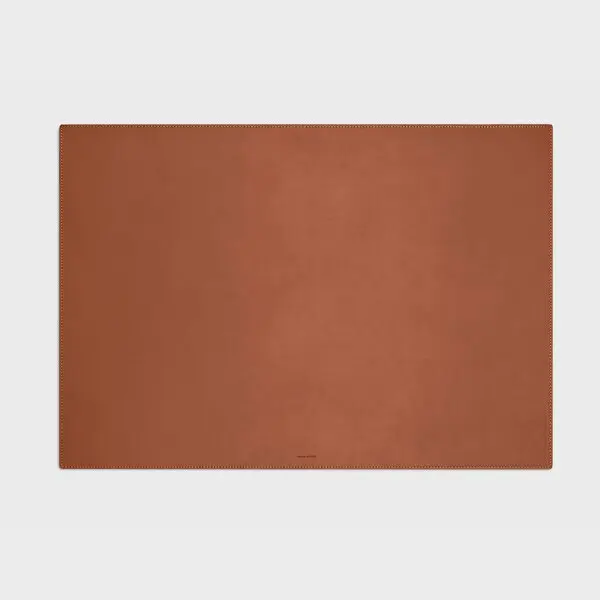 Celine Desk Pad In Natural Calfskin