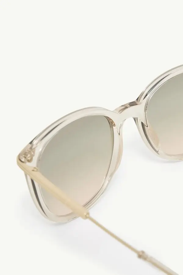Moncler Korra Oval Sunglasses