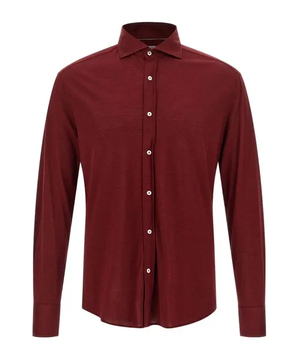 Brunello Cucinelli Long-sleeved Buttoned Shirt