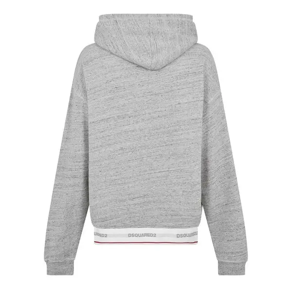 Dsquared2 Dsq Tape Hdy Sn62" Hooded Sweatshirt - Gray