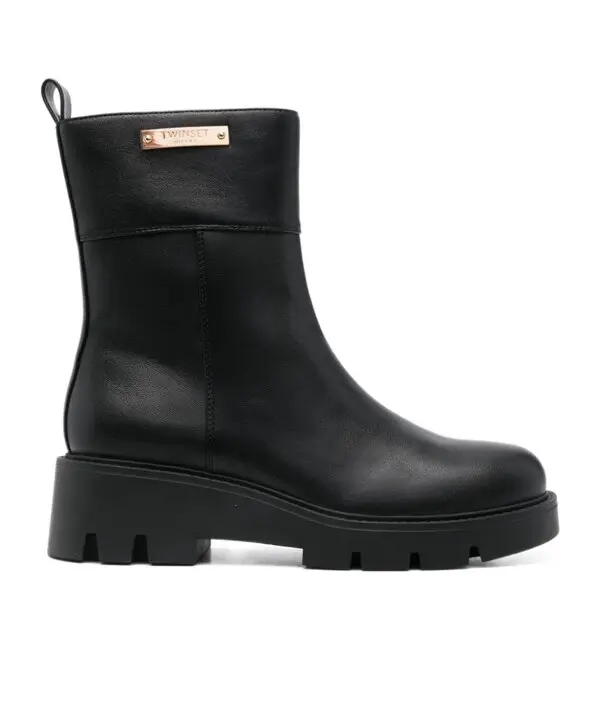 TWINSET Logo-plaque Boots