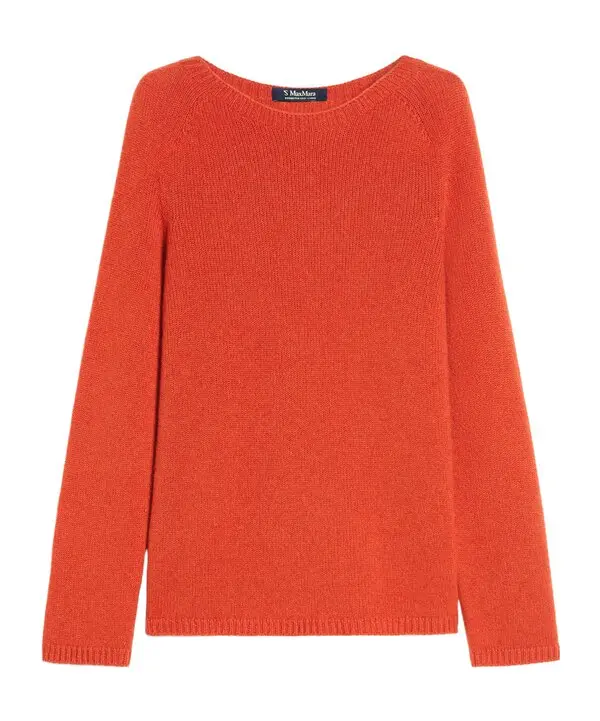 Max Mara Wool And Cashmere Jumper - Orange