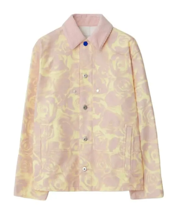 Burberry Rose Print Shirt Jacket