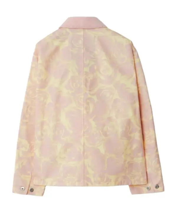 Burberry Rose Print Shirt Jacket