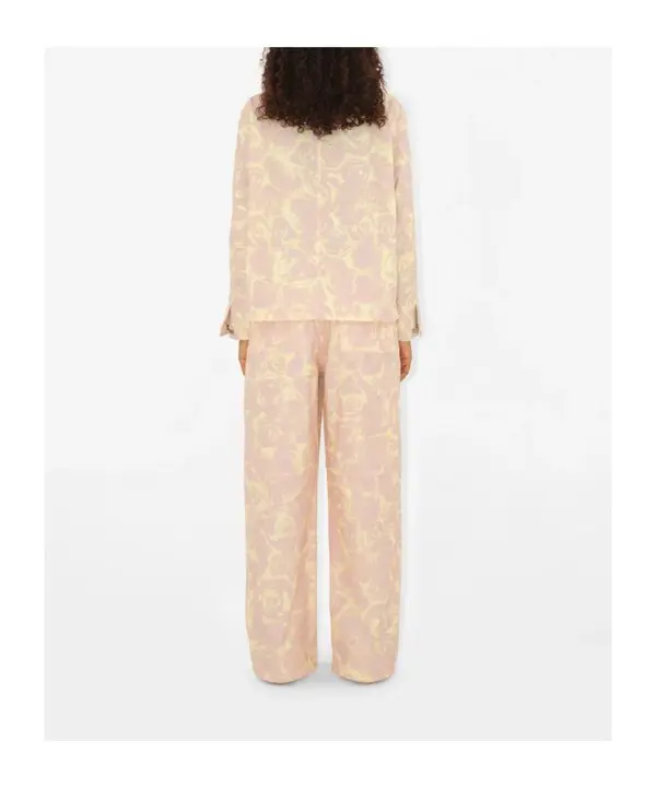 Burberry Rose Print Shirt Jacket
