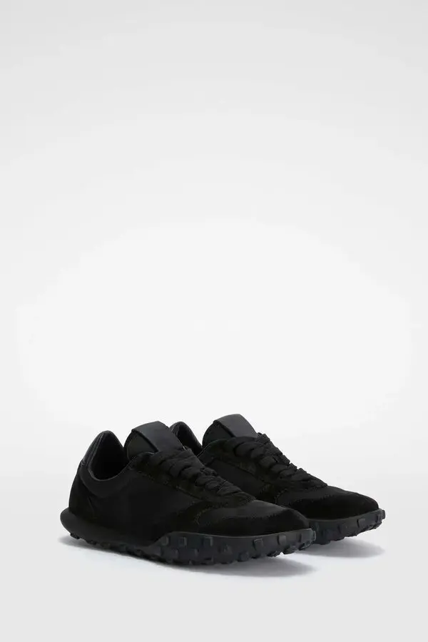 JIL SANDER Embossed Logo Low-top Sneakers - Black