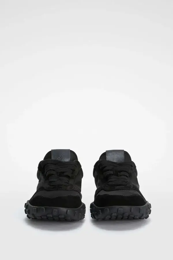 JIL SANDER Embossed Logo Low-top Sneakers - Black