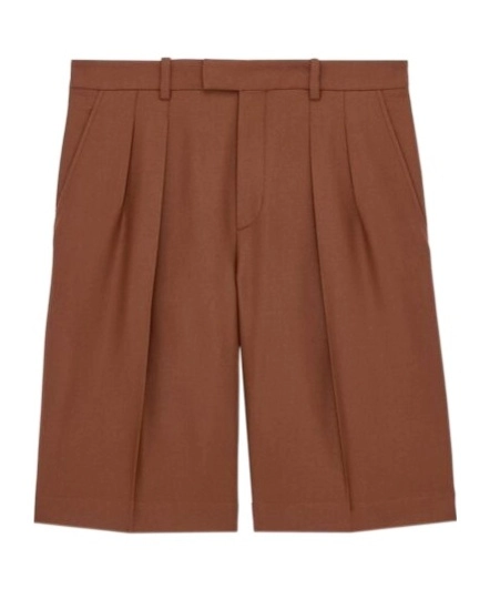 Saint Laurent Bermuda Shorts In Cashmere