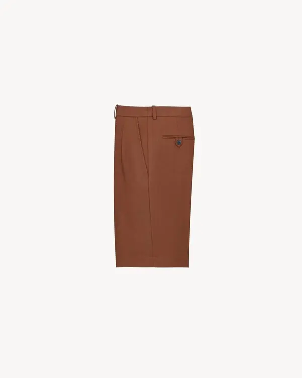 Saint Laurent Bermuda Shorts In Cashmere