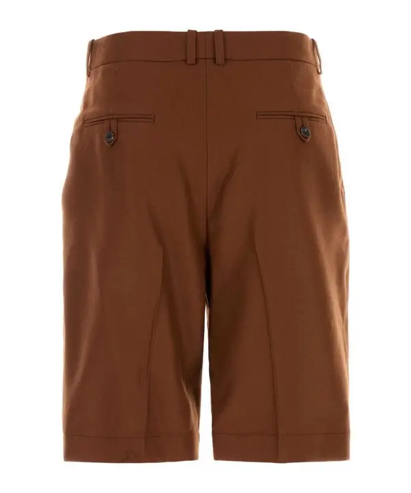 Saint Laurent Bermuda Shorts In Cashmere